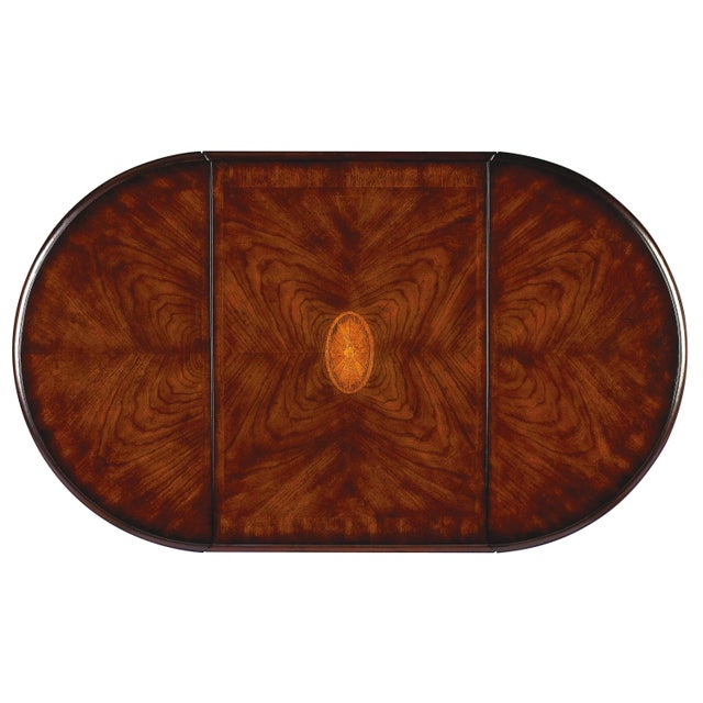 Glenview Pembroke Side Table, Dark Brown | Chairish