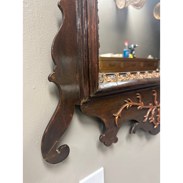 Early 20th Century Gilt Georgian Style Mirror With Phoenix and Garland ...