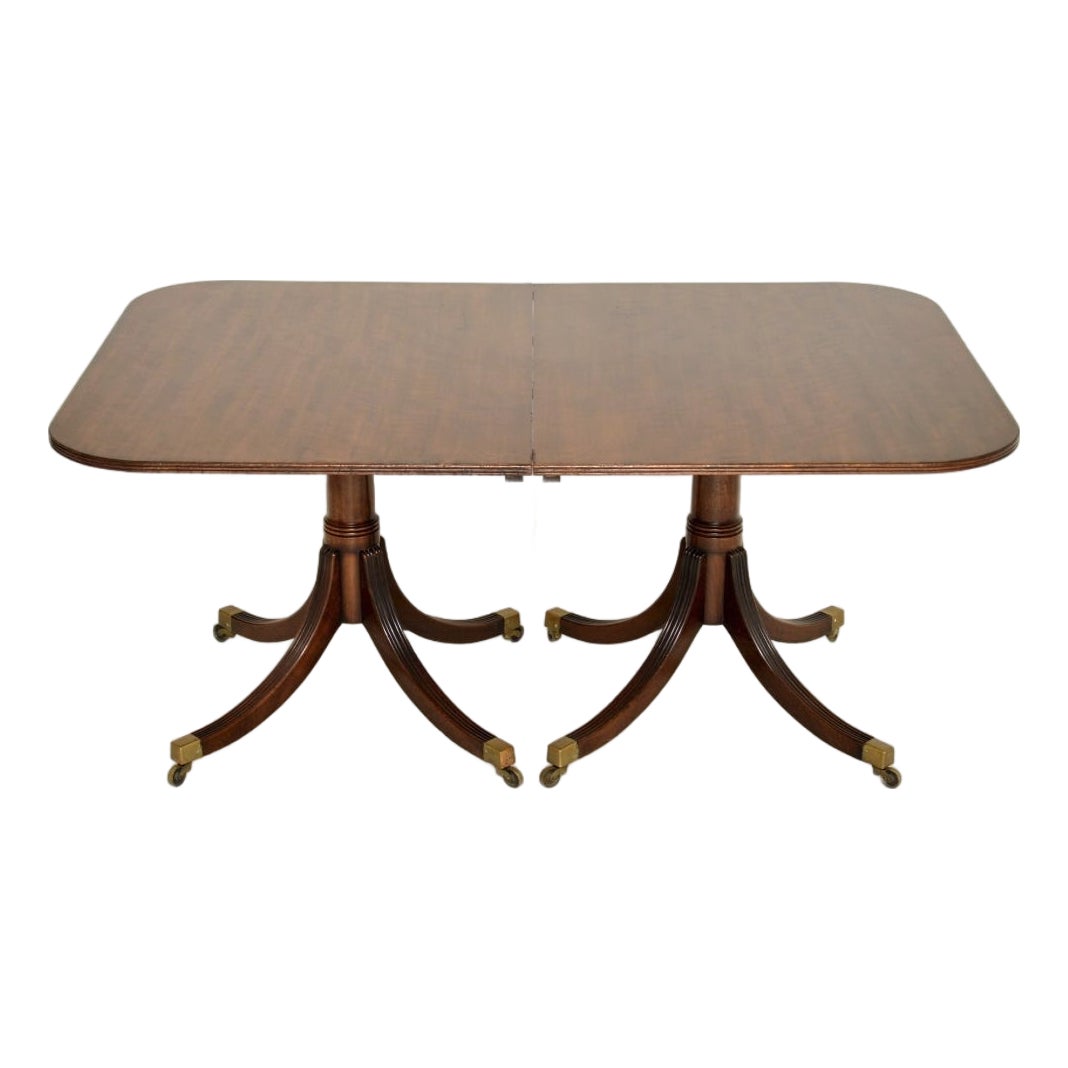 Antique Regency Style Extending Dining Table, 1900 | Chairish
