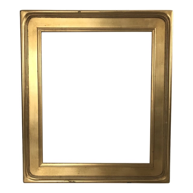 Vintage Gold Metal Leaf Frame | Chairish