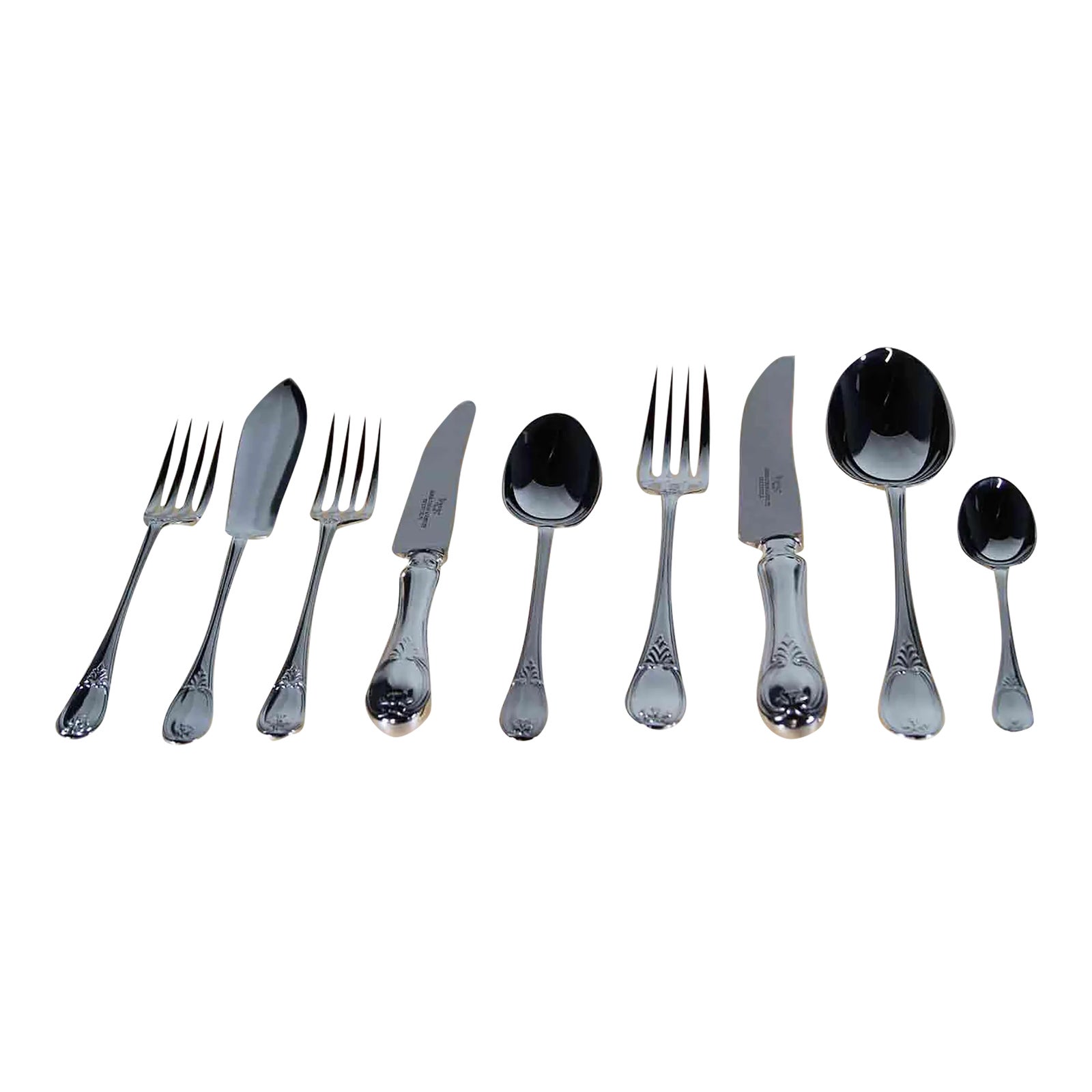 Vintage James Dixon & Sons Complete Wellington Pattern Silverplate ...