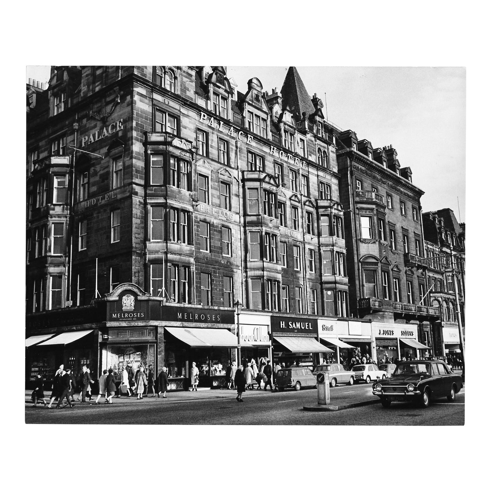 1968 Edinburgh Scotland Shopping Street Photograph by Don Ware | Chairish