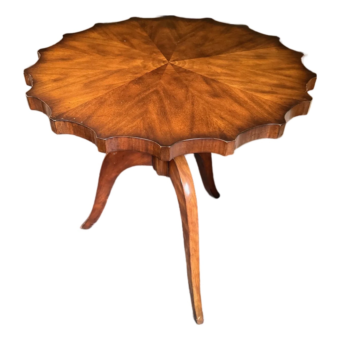 Theodore Alexander Pie Crust Table | Chairish