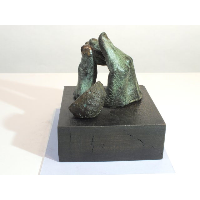 Tim Rawlins "Digilith" Contemporary Cast Bronze Sculpture 2018 | Chairish