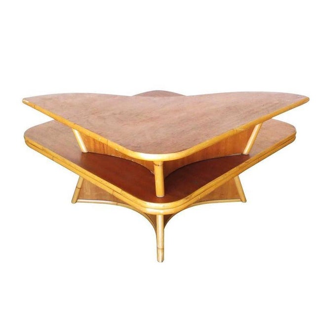 1950s Restored Rattan Living Room Table Set by Herbert & Shirley Ritts ...