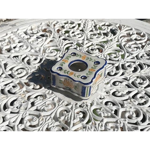 Vintage French Flower Brick | Chairish