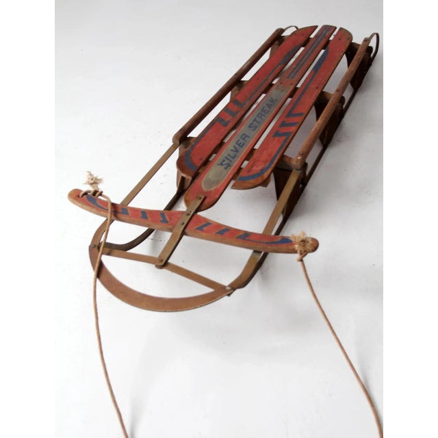 Vintage Garton Sliver Streak Sled | Chairish