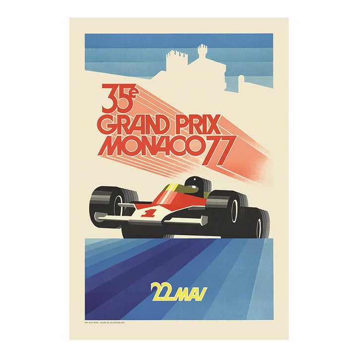 Roland Hugon Monaco Grand Prix 1977, 1990 | Chairish
