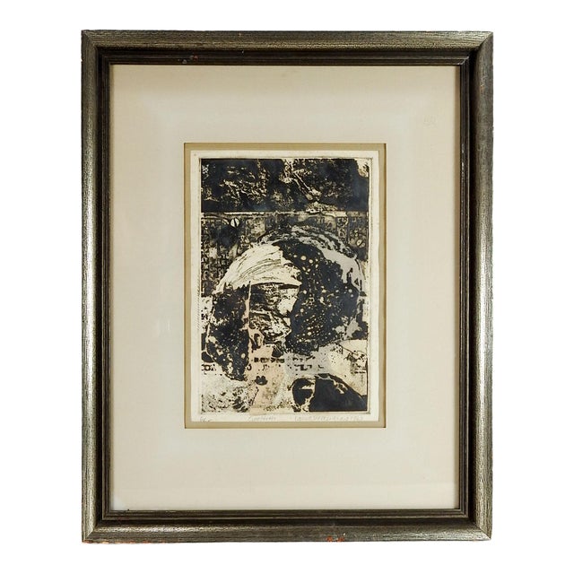 1960s Graffitti Etching by Laura Volkerding | Chairish