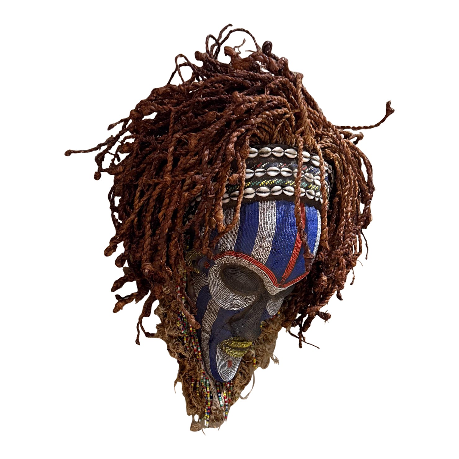 Mwana Pwo Mask Chokwe - Angola African Decortive Wall Art Sculpture ...