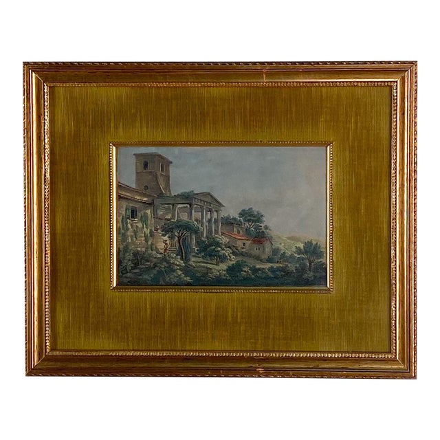 18th or 19th Century Hand-Colored Italian Engraving | Chairish