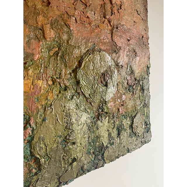 Modernist Abstract Impressionist Impasto Painting by June Blanco | Chairish