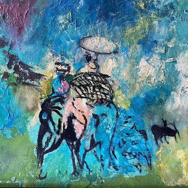 Vintage Abstract Painting - Signed | Chairish