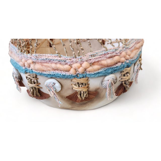 Funky Pottery N' Fiber Mixed Media Art Bowl by EMFrisch ~ Eileen & Mark ...