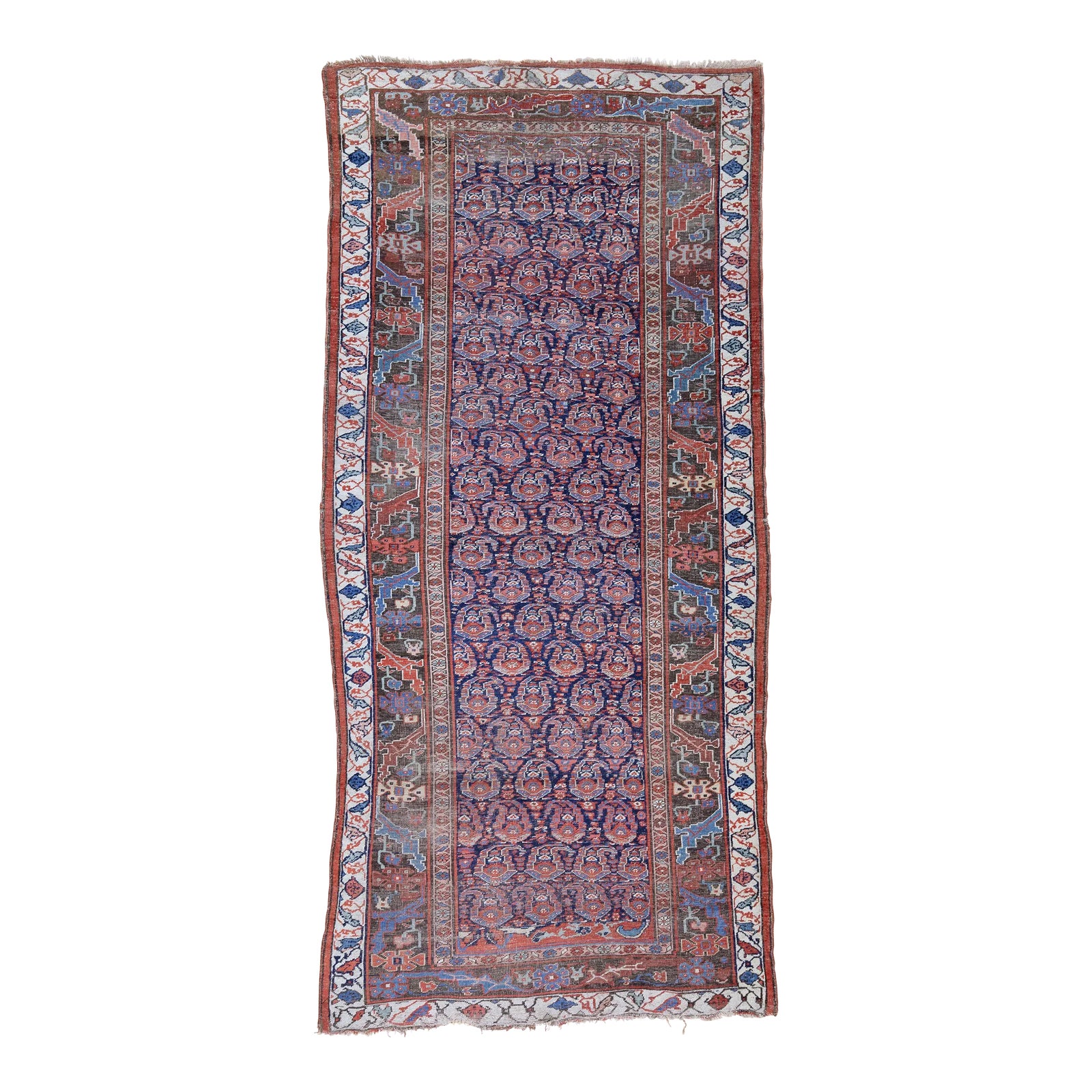 Antique Bidjar Kurdistan Long Rug Circa 1870 | Chairish