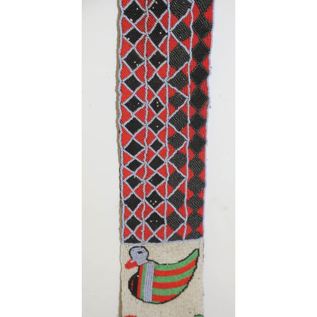 African Yoruba Diviner's Beaded Wall Hanging Panel Sash 1950 | Chairish