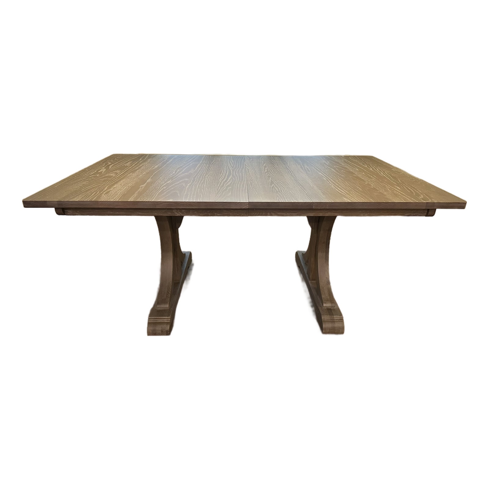 Ethan Allen Corin Trestle Extension Dining Table | Chairish