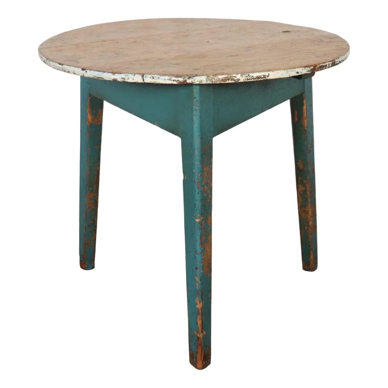 Welsh Painted Cricket Table | Chairish