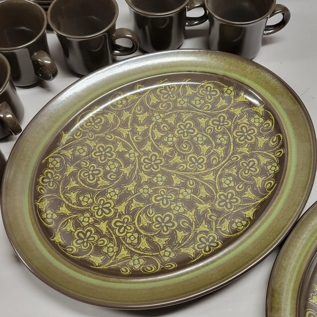 Mid Century Franciscan Madeira Stoneware Plates, Dinnerware, Serving ...