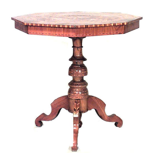 19th Century Austrian Biedermeier Maple End Table | Chairish