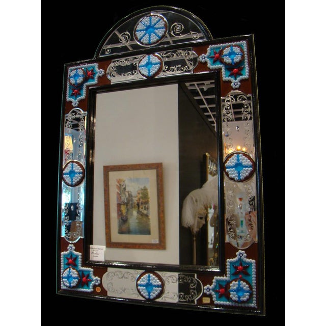 Fratelli Barbini - Millefiore Venetian Mirror | Chairish