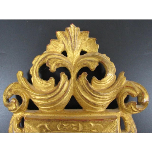 1970s Matched Pair Carvers' Guild Rococo Revival Style Acanthus Sconces ...