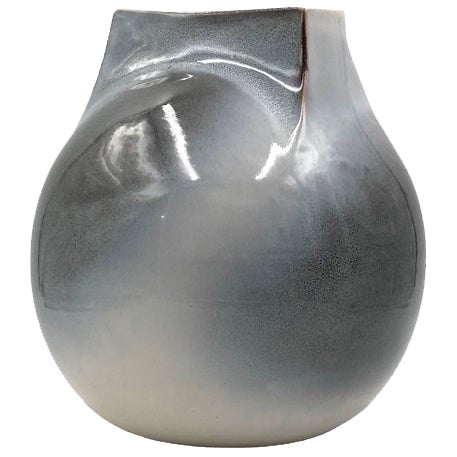 Mid-Century Modern Spherical Sandstone Vase by Franco Bucci, Italy ...