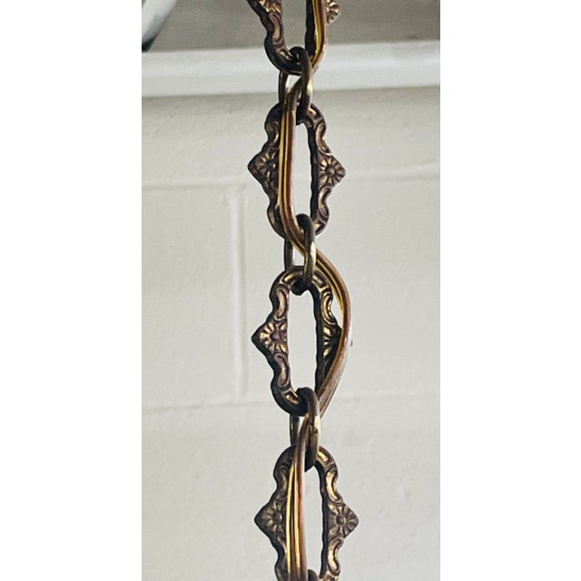 Louis XVI Style Bronze Mounted Five Light Tulip Design Light Fixture ...