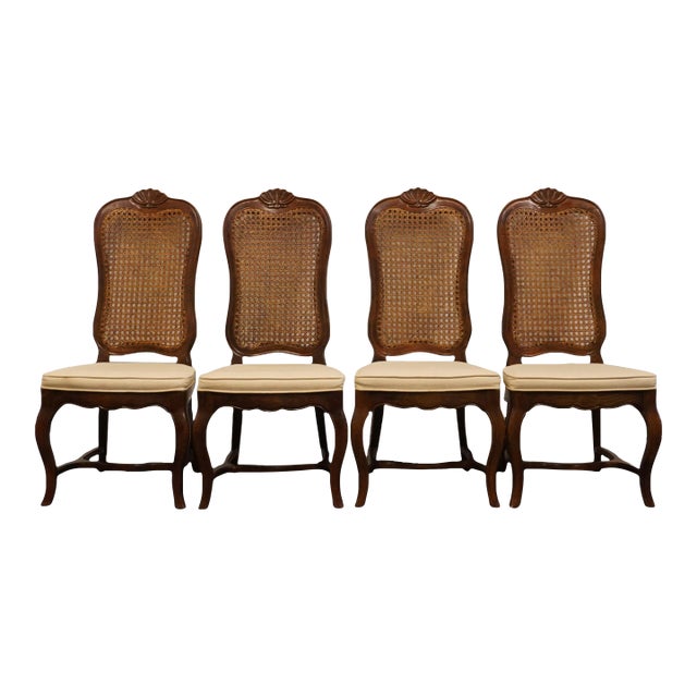 Set of 4 High End Country French Provincial Cane Back Dining Side ...
