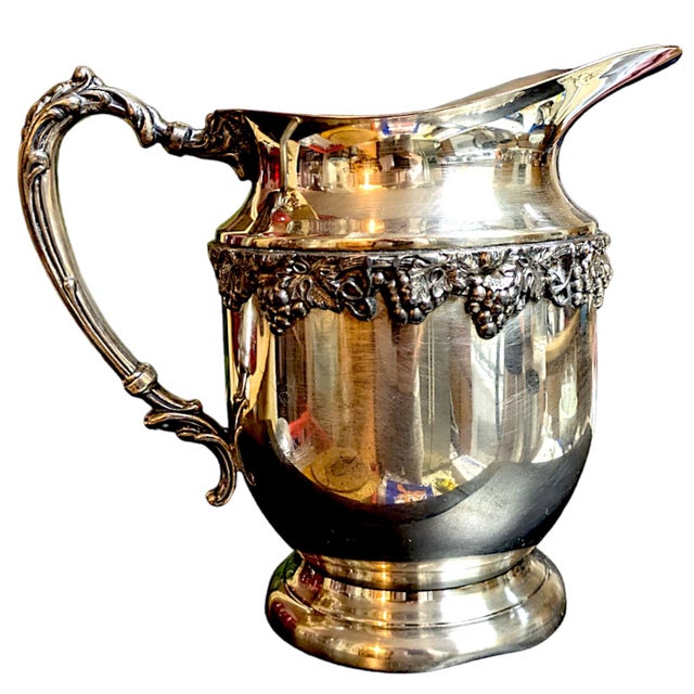 Mid Century Classic Sheridan Silversmiths Co Silver on Copper Serving ...