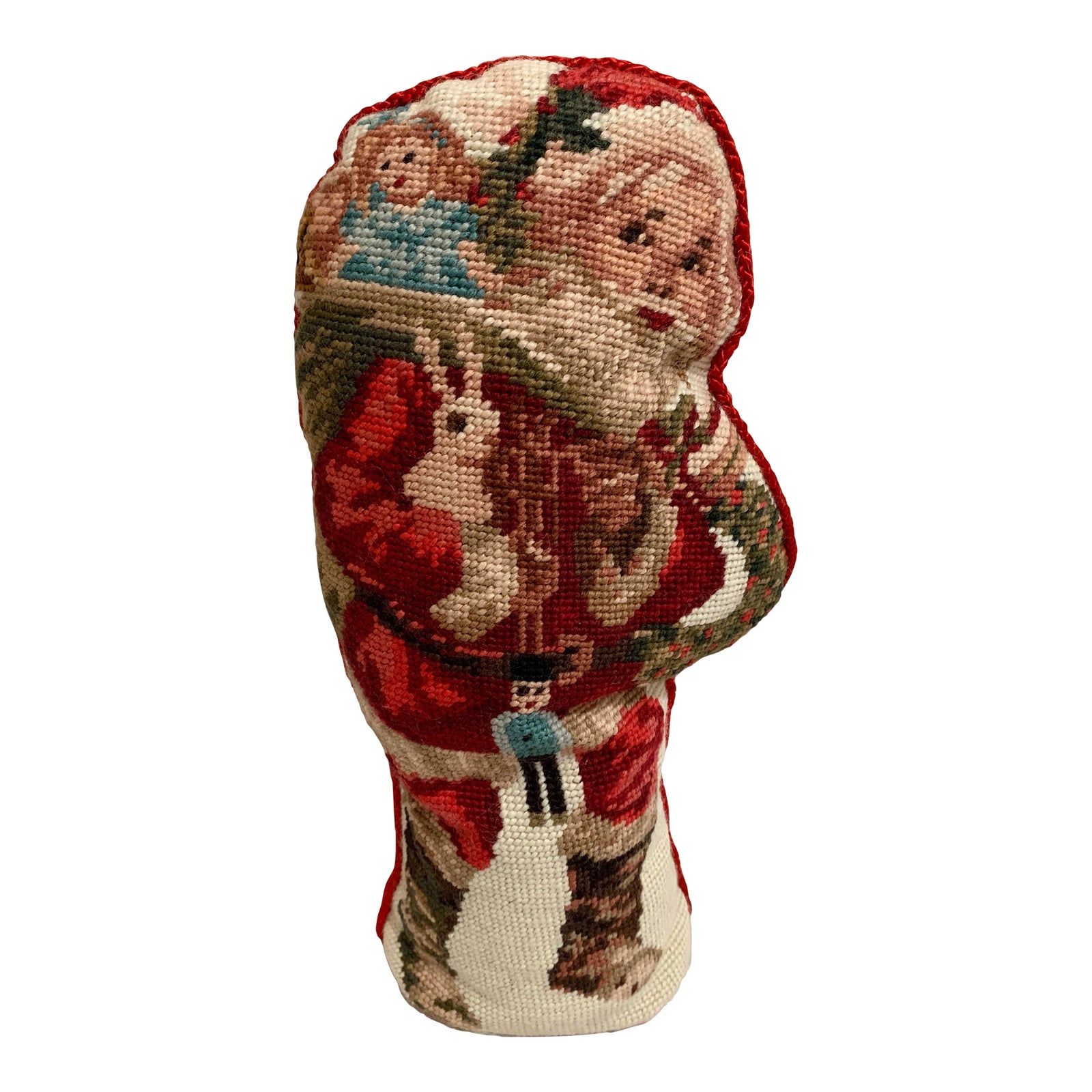 Vintage Christmas Classic Collectibles Wool Needlepoint by Hand ...