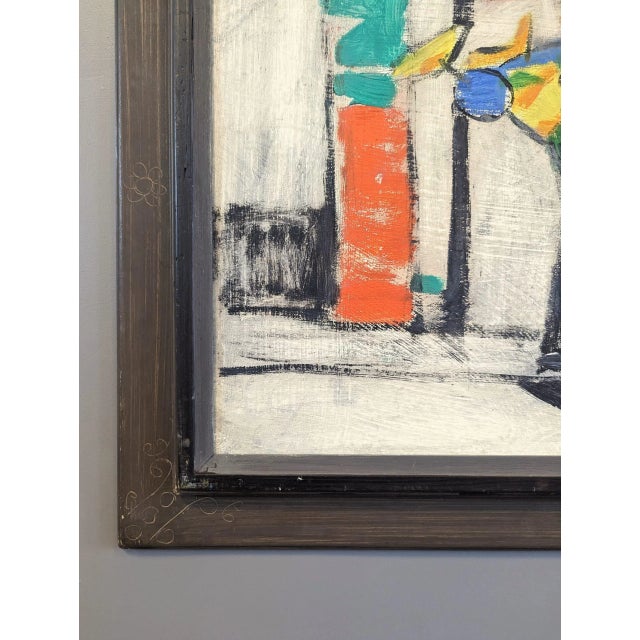 1964 Mid-Century Modern "The Bouquet" Vintage Swedish Semi-Abstract ...