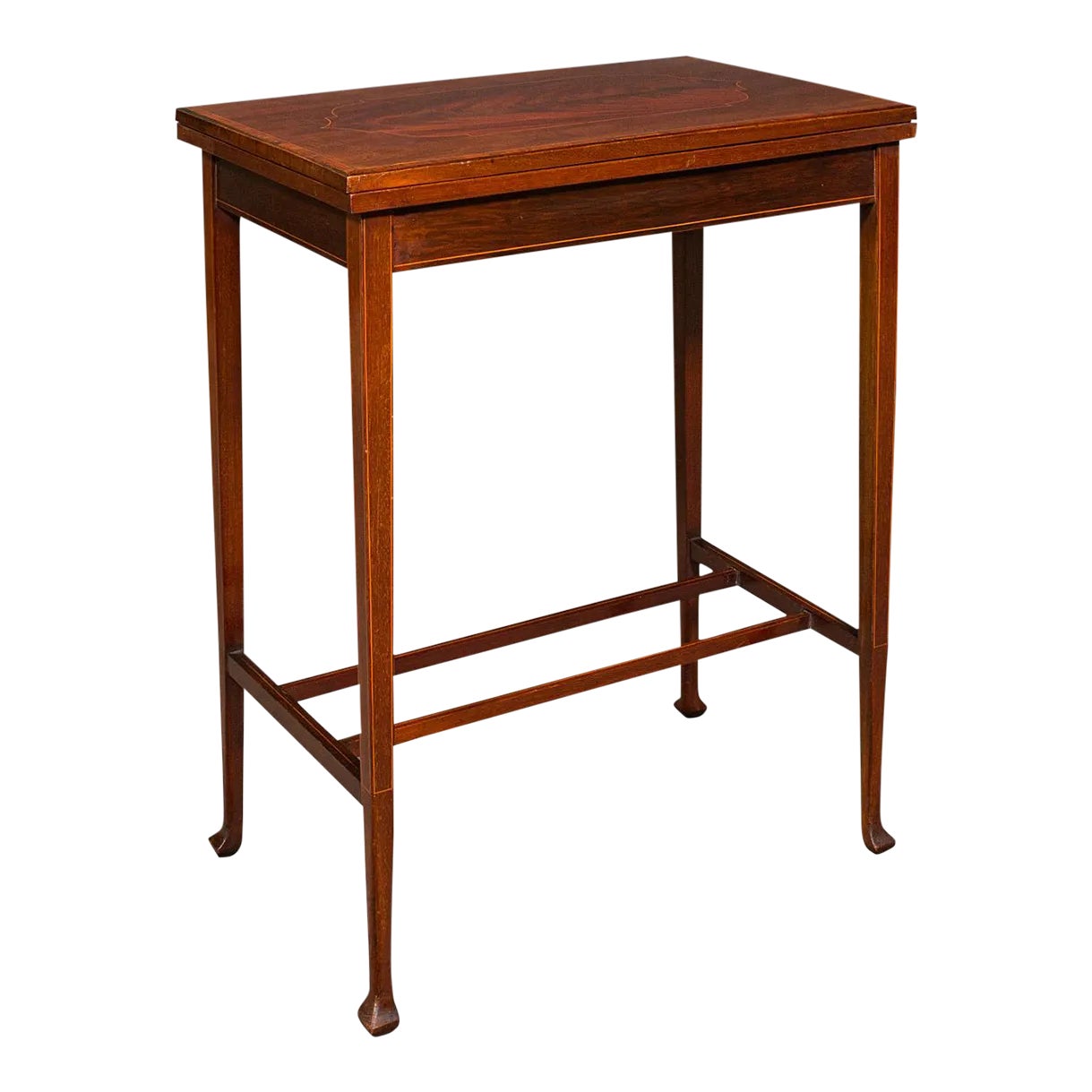 1910s Antique Edwardian English Fold Over Games Table | Chairish