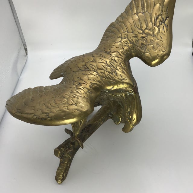 Eagle Sculpture Brass 1970's Eagle Sculpture Brass American Bald Eagle Sculpture 1970’s Mid ...
