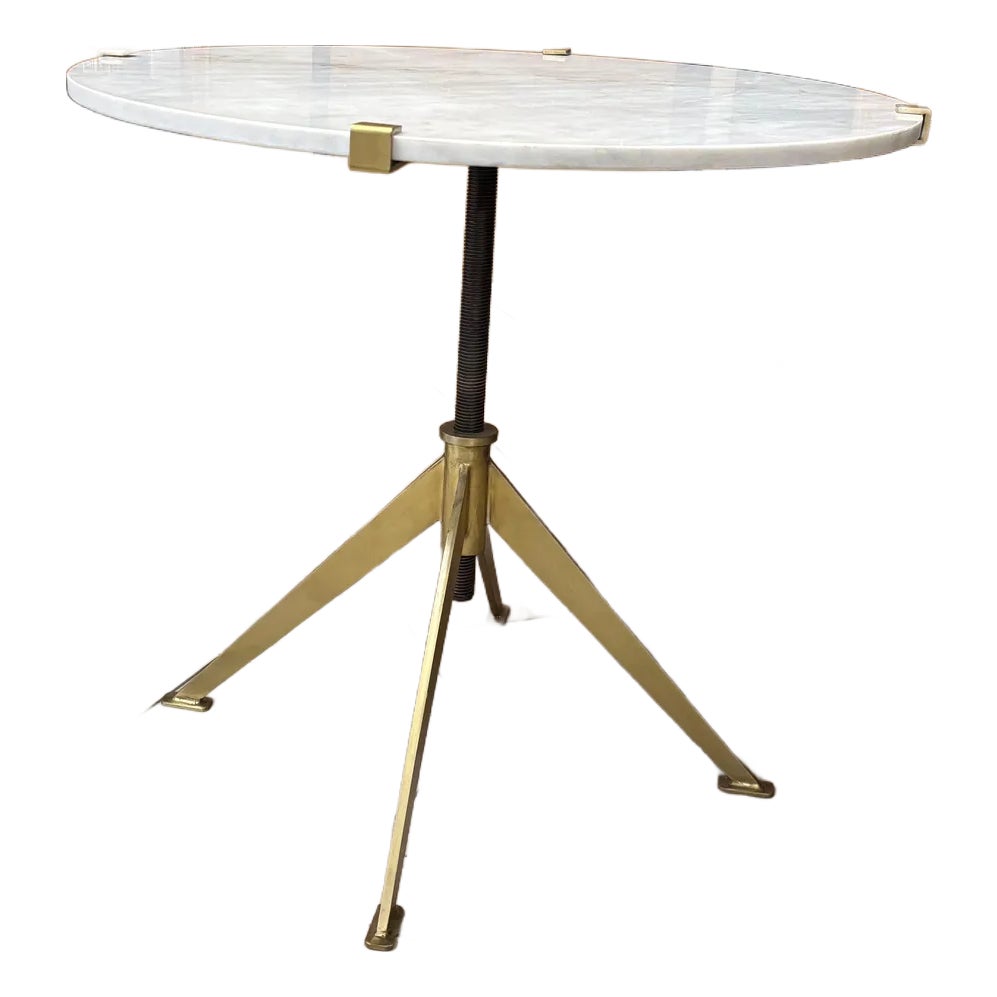 Noir Edith Adjustable Side Table, Large | Chairish