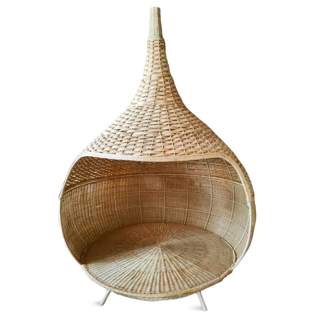 Rattan Weaver Nest Daybed | Chairish