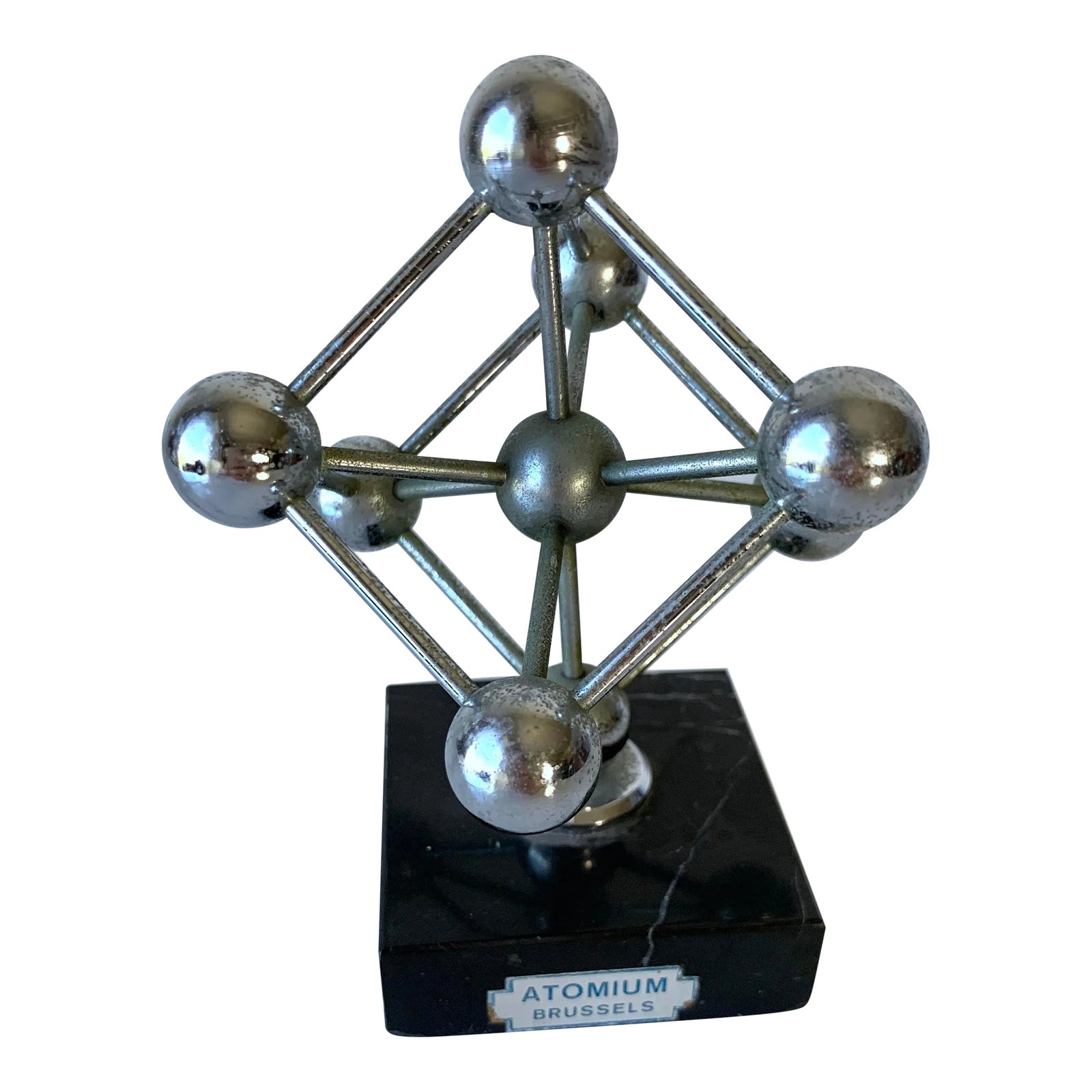 1958 Paperweight of Atomium Structure From Brussels World's Fair | Chairish