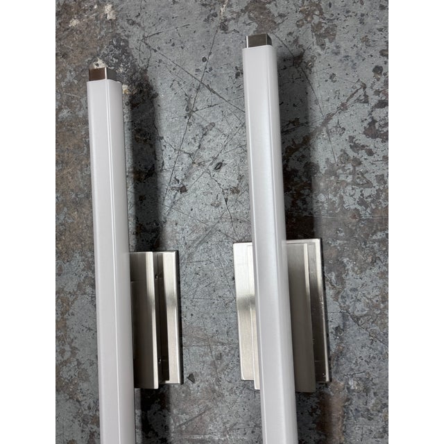 George Kovac Led Vogue Bath Bar Sconces, a Pair | Chairish