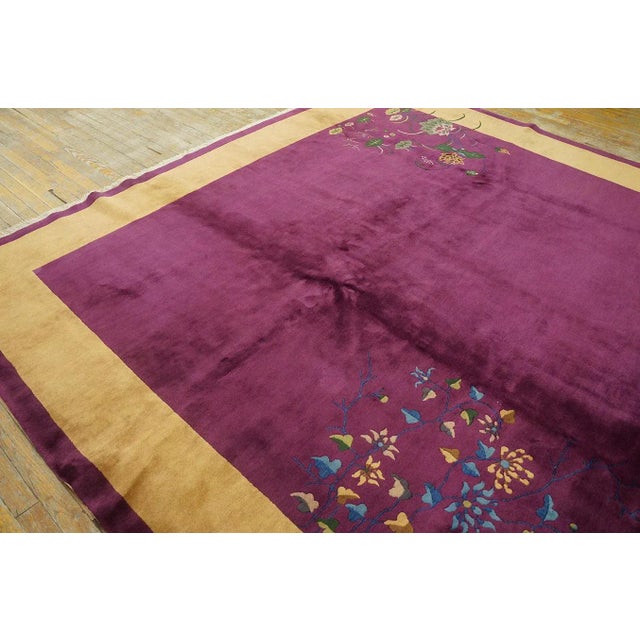 1920s Antique Chinese Art Deco Rug ( 8'10" X 11'6" - 270 Cm X 350 Cm ...