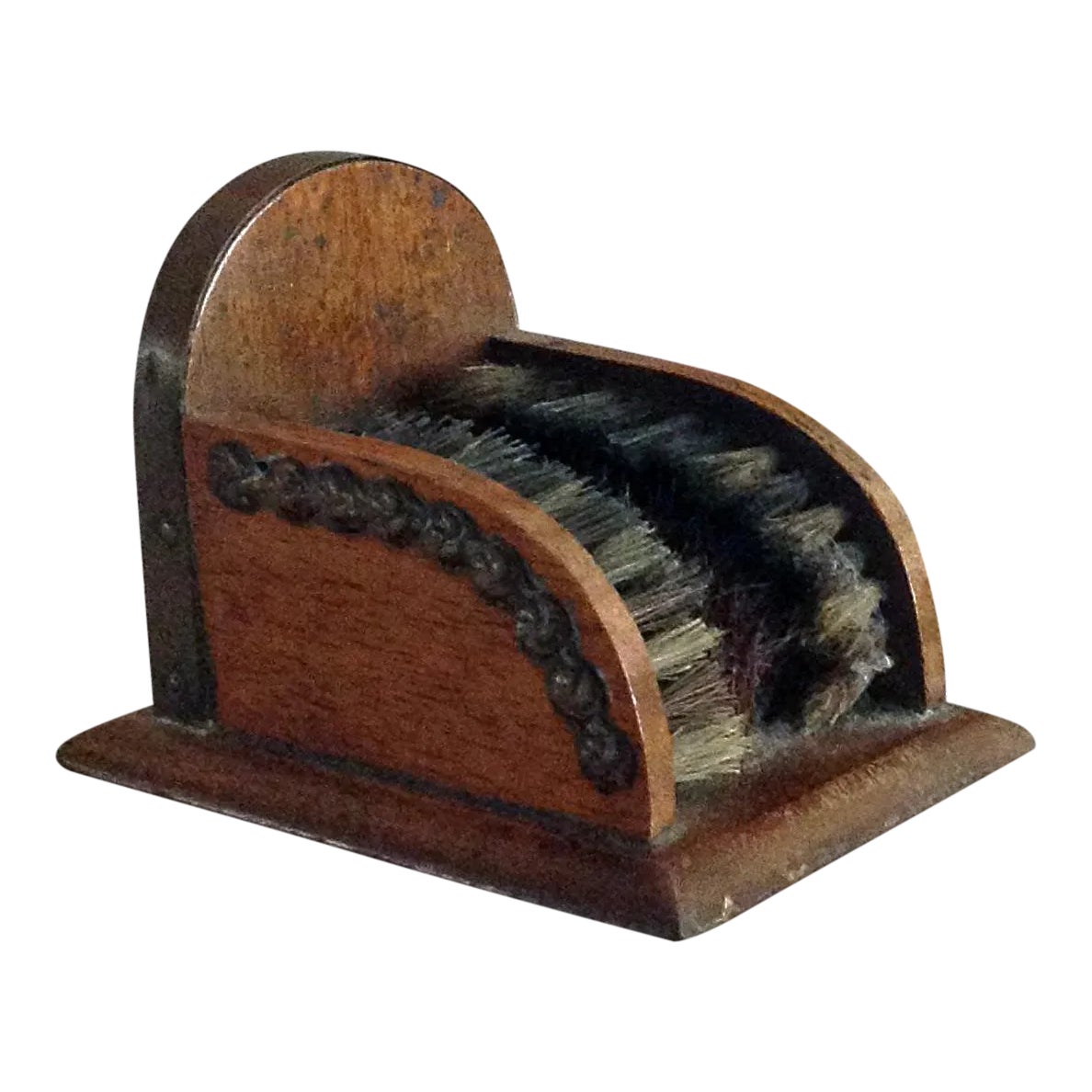 Victorian Wood & Brush Pen Wipe | Chairish