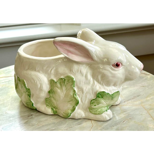 Vintage Bunny Rabbit Planter | Chairish