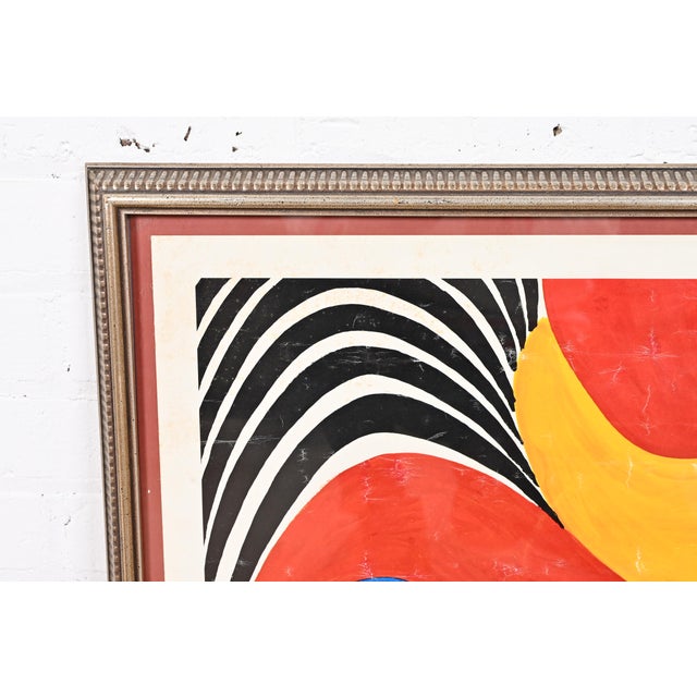 Alexander Calder "Friendship" Lithograph, Braniff Flying Colors ...