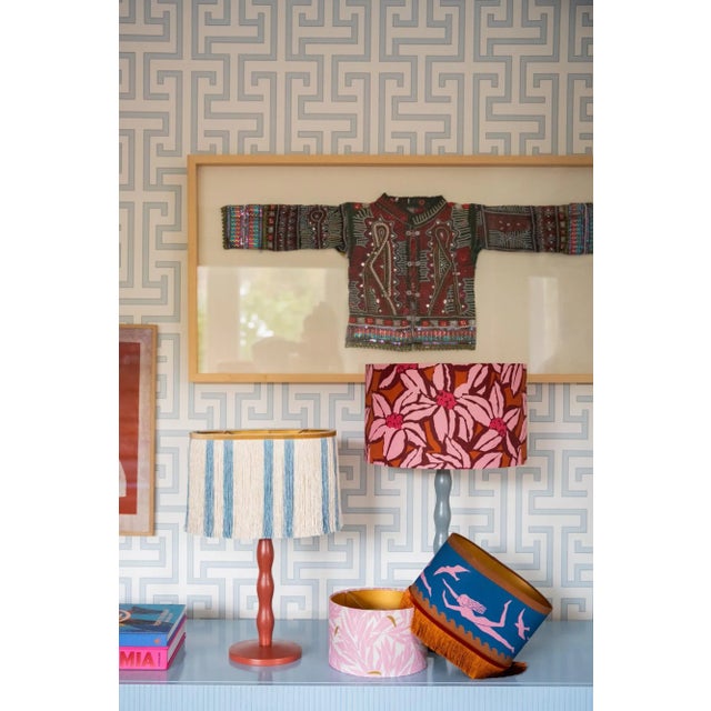 Palais Lampshade Ava Light Blue (Round M) | Chairish