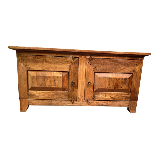 Basque Weathered Light Brown Solid Wood Buffet | Chairish