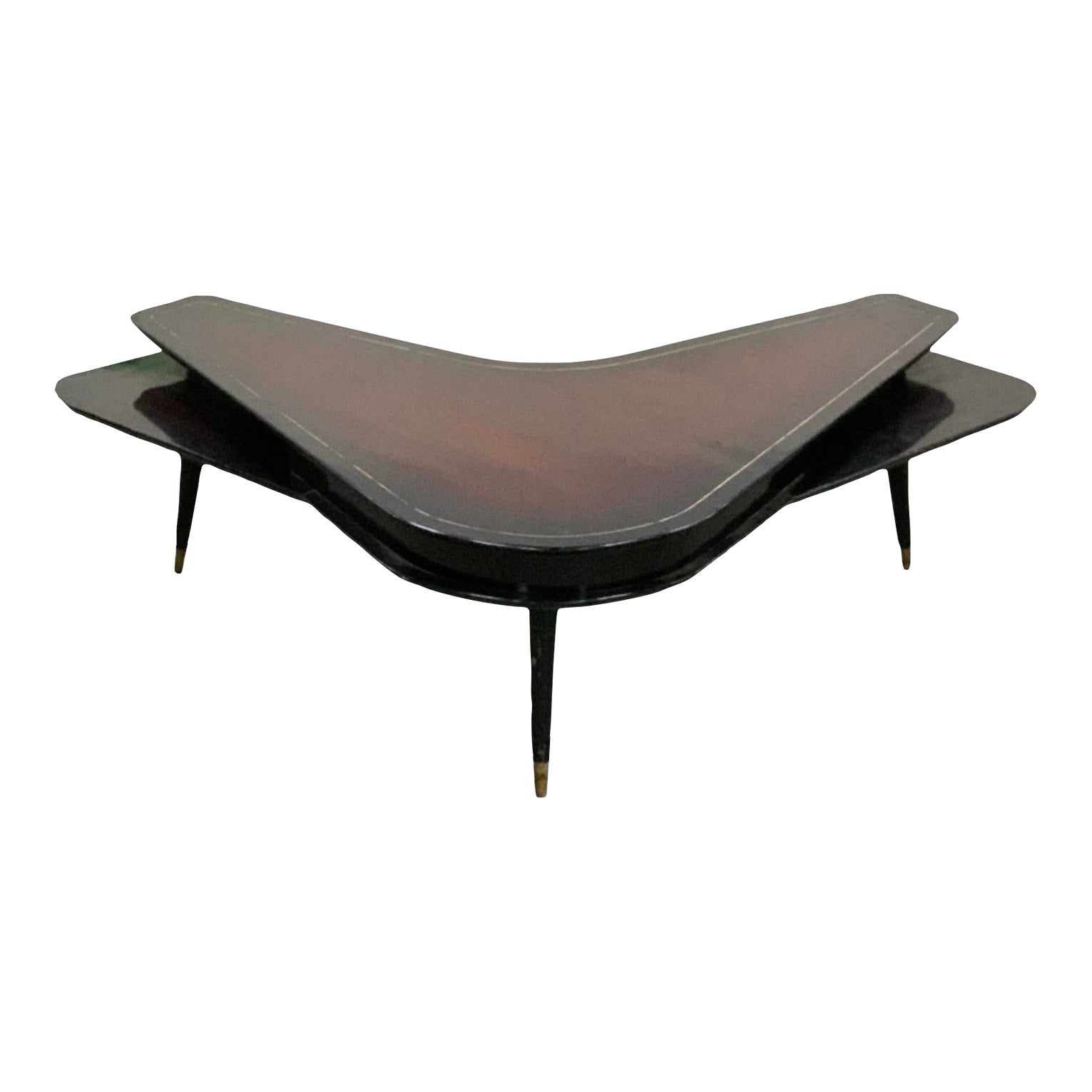 1950’s Vintage Rare Boomerang Coffee Table | Chairish