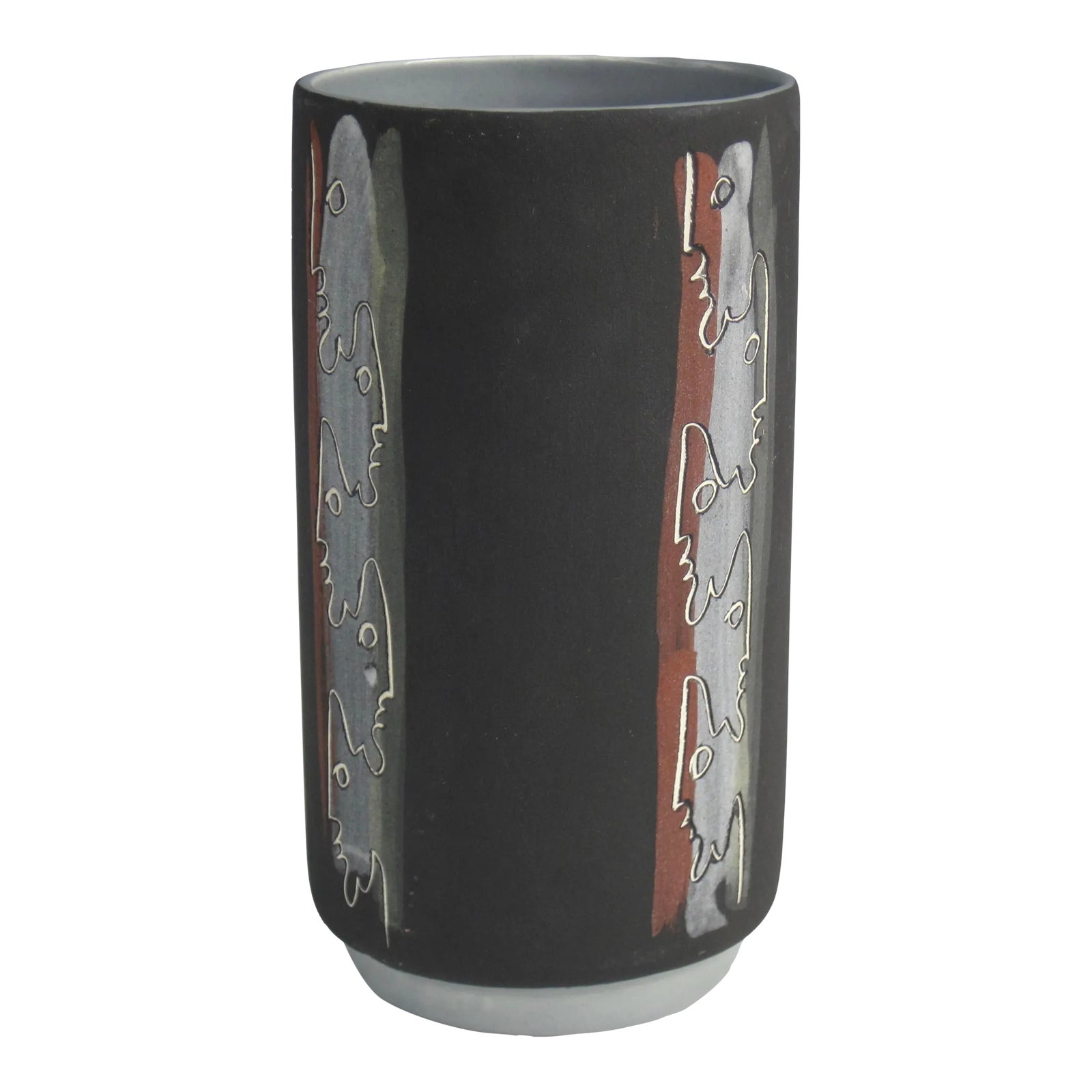 1950s Charles and Alice Smith Chalice California Pottery Vase | Chairish