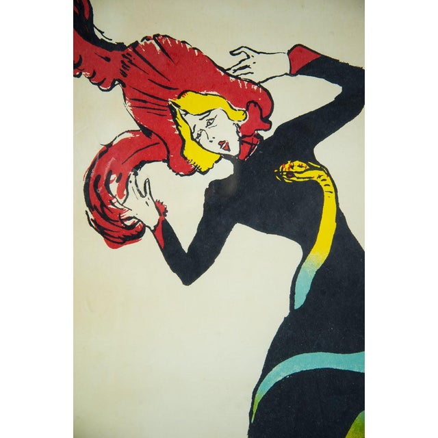 1964 Framed Reproduction Gallery Posters by Toulouse- Lautrec - A Pair ...