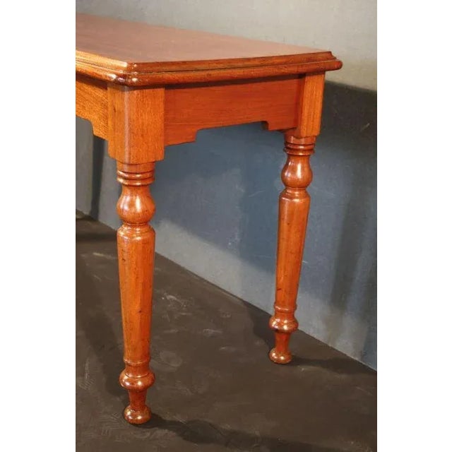 English Console Table of Mahogany | Chairish