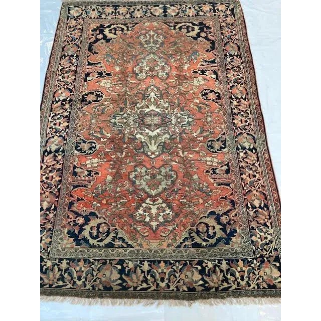 1900s Vintage Sarouk Ferahan Rug | Chairish