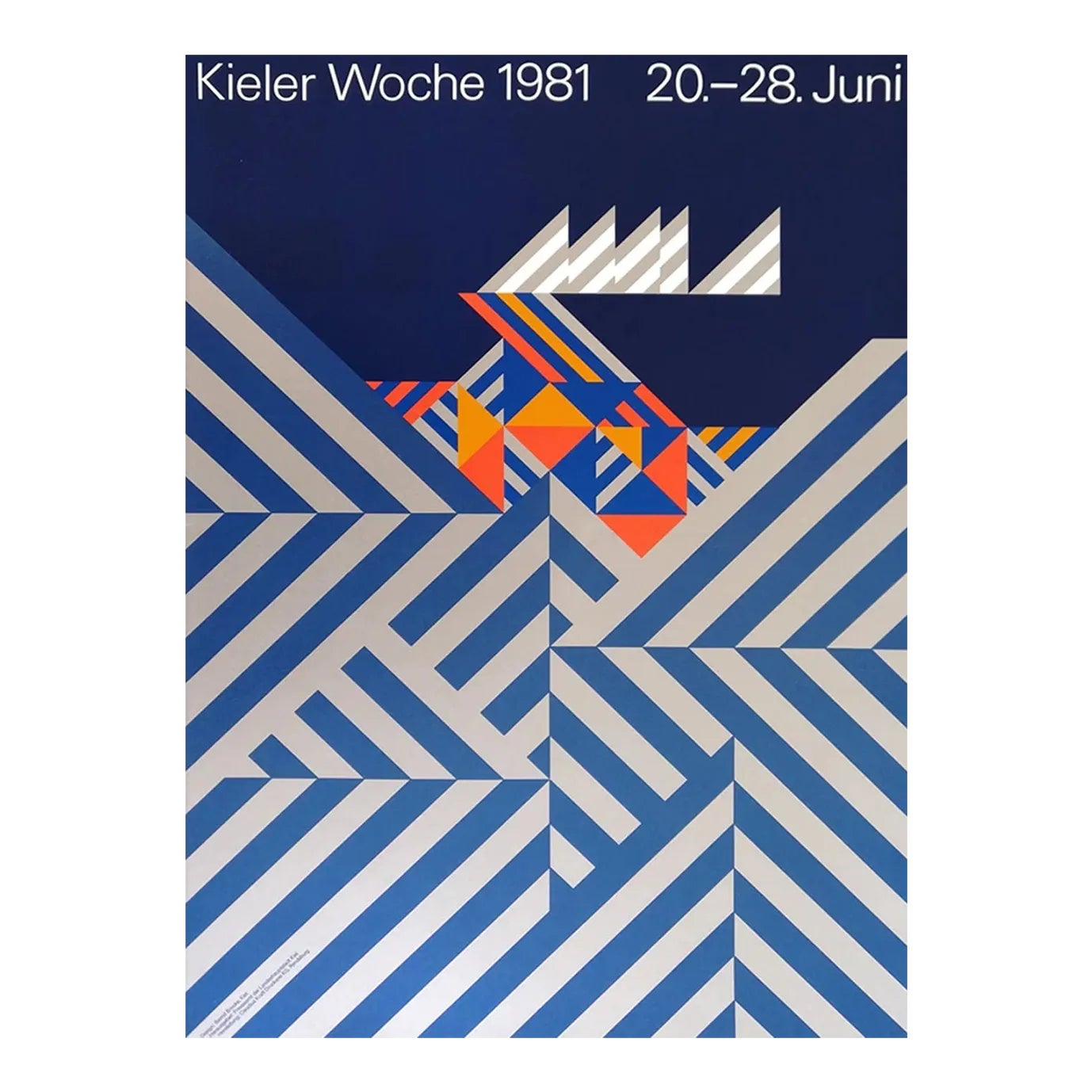 Kiel Week Kieler Woche 1981 Poster | Chairish